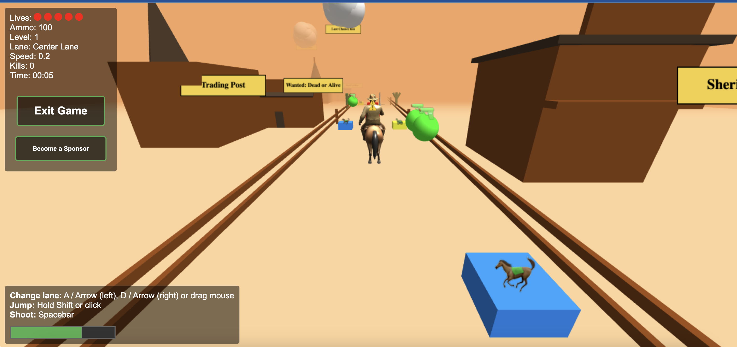 Cowboy Shooter – 3D runner shooting game - VibeCoding.Wiki