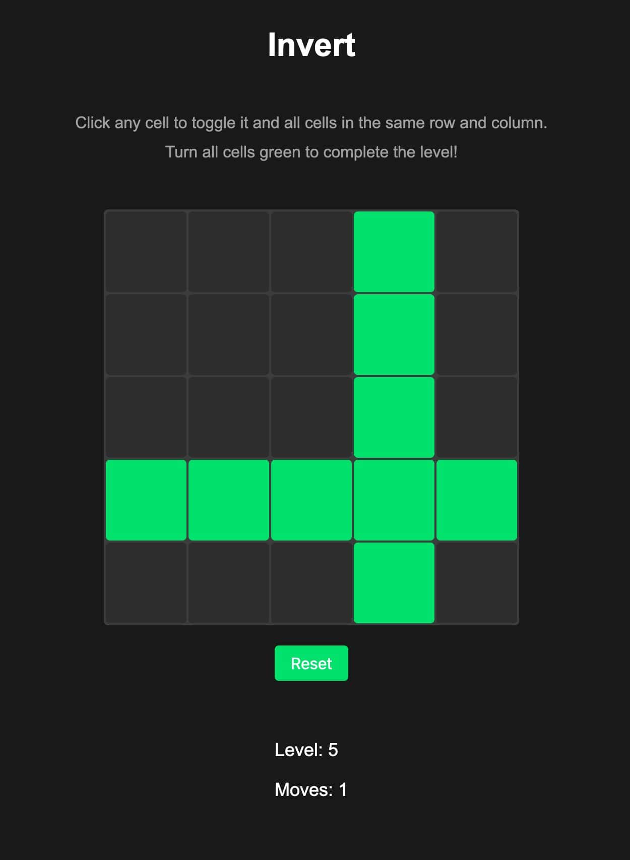 Invert – Grid Puzzle Game - VibeCoding.Wiki