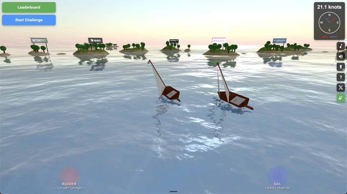 Vibesail – Relaxing Sailing Simulator - VibeCoding.Wiki